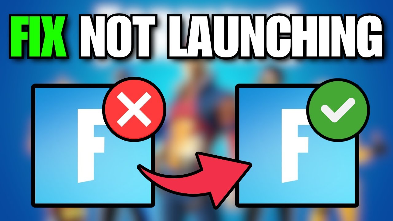 How To Fix Fortnite Not Launching PC - YouTube