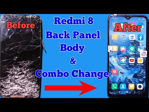 Mi Redmi 8 Back Panel Body & LCD Combo Change//How to Restore Mi Redmi ...