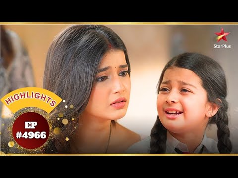 Abhira ने Maira को सांत्वना दी! | Ep.4966|Highlights | Yeh Rishta Kya Kehlata Hai | Mon-Sun |9:30 PM