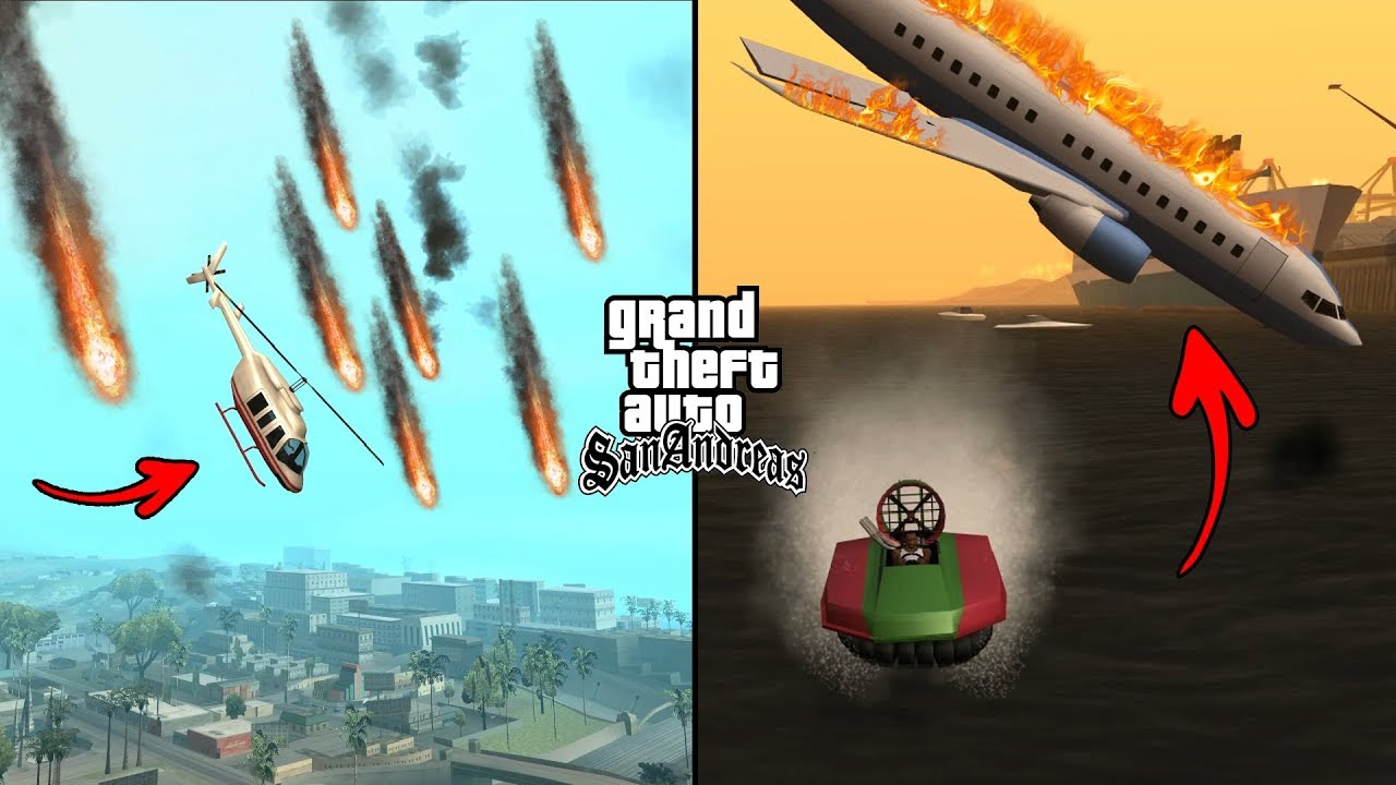 Mega Earthquake Tsunami Tornado Meteors Destroys Los Santos Gta 5