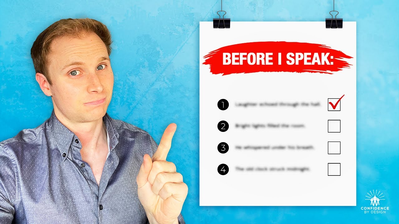 What to Do 45 Minutes Before a Presentation - YouTube