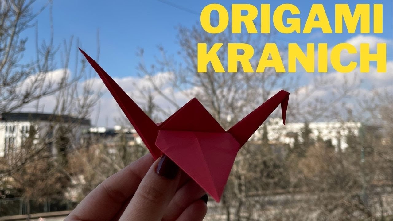 Origami Kranich: Schritt-für-Schritt Anleitung zum Falten des ...