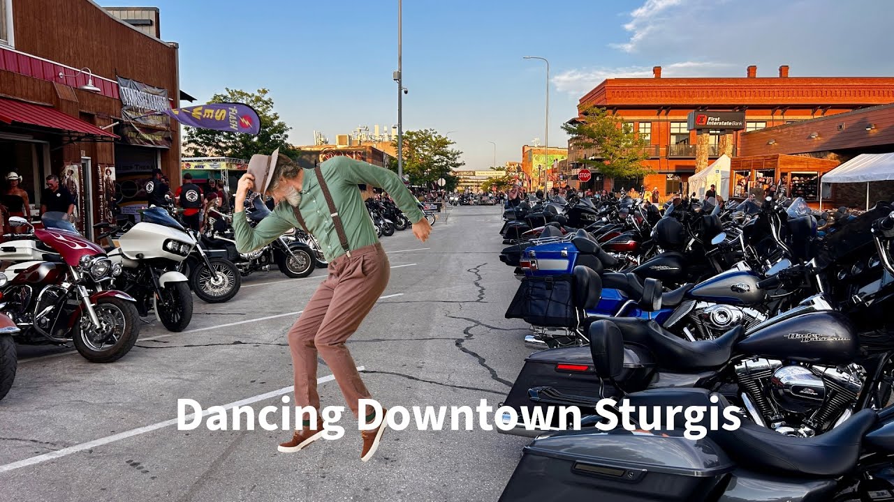 Dancing Downtown Sturgis! - YouTube