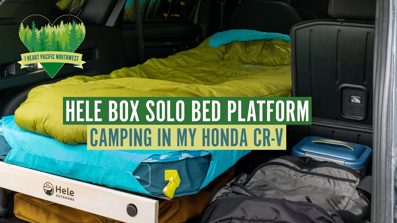 Hele Box Solo Bed Platform for Camping in My Honda CR-V - YouTube