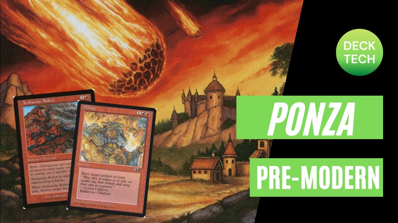 PREMODERN MTG: PONZA: Deck Tech - YouTube