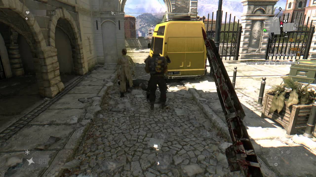 Dying Light_ Zombie HUGS Human - YouTube