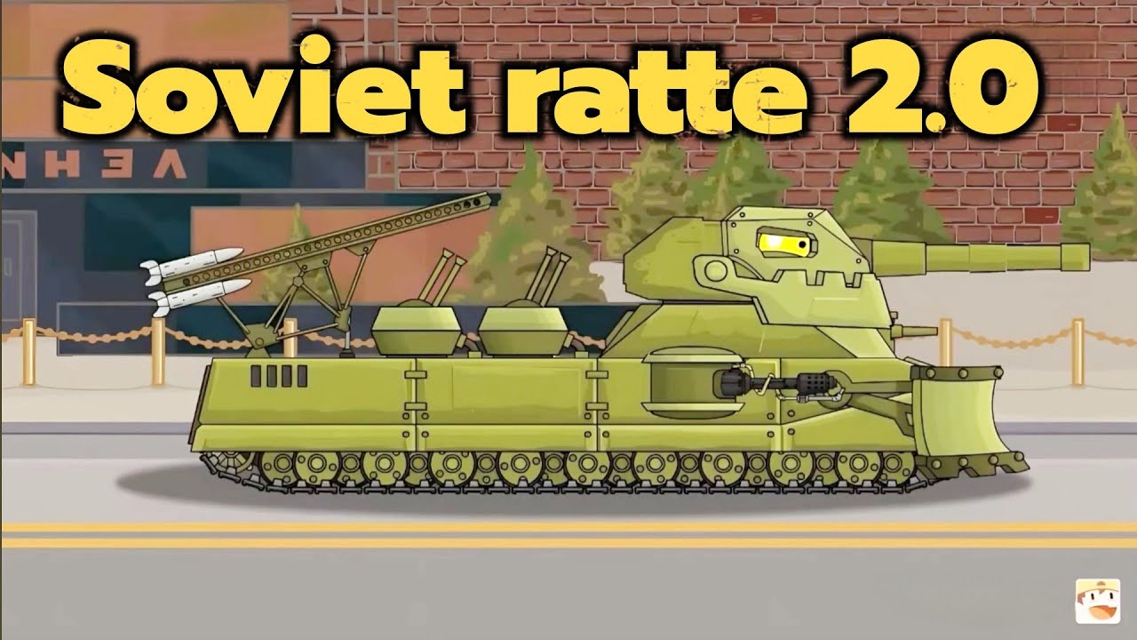 Supertank rumble Soviet Ratte 2.0 - YouTube