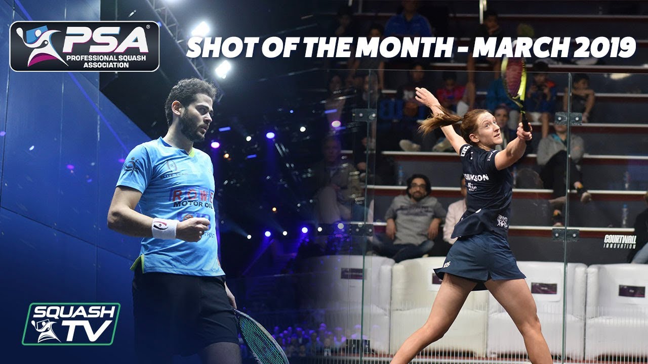 Squash: Shot of the Month - March 2019 - The Contenders - YouTube