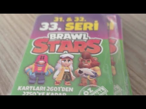 31,32,33 seri Brawl Stars kart açılımı #1 (25 adet )