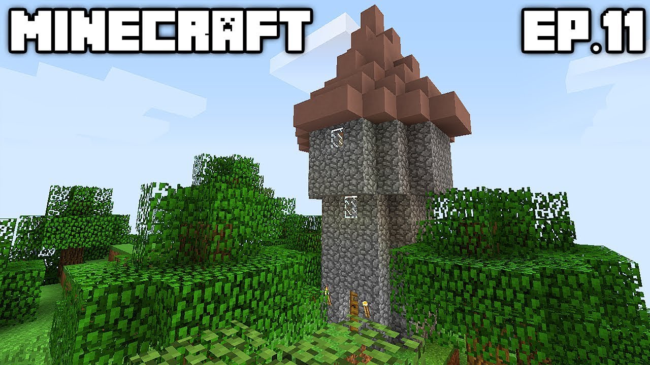 Minecraft LIVE Survival Let's Play EP. 11 - We Built An EVIL WIZARD ...