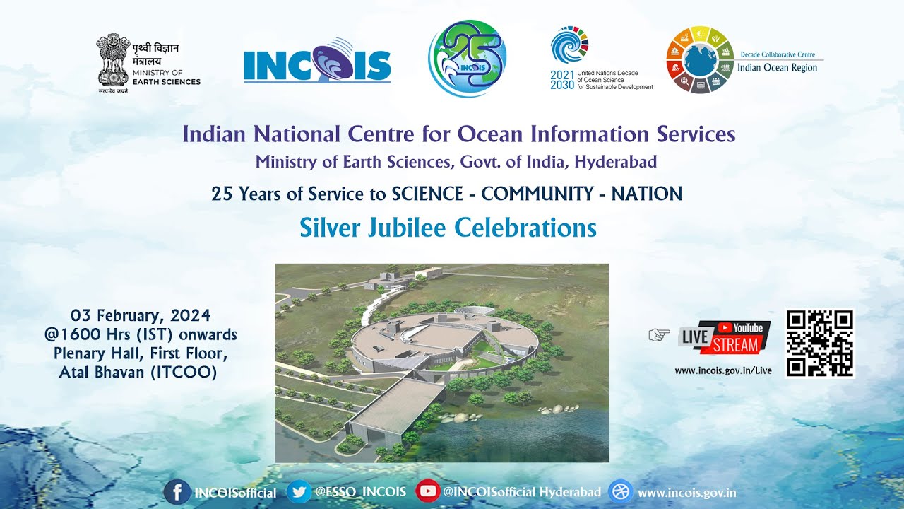 INCOIS Foundation Day (Silver Jubilee) Celebrations - YouTube