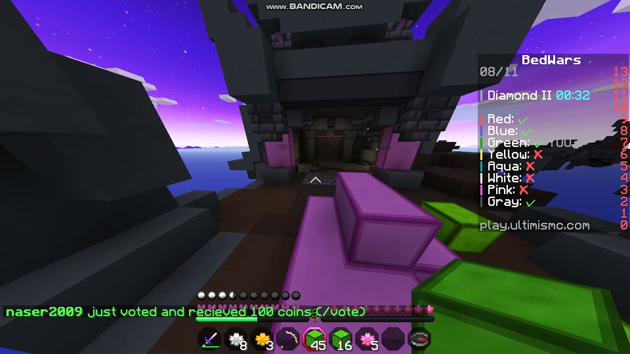 playing bedwars with bedless noob 350k texture pack with bonk sound ...