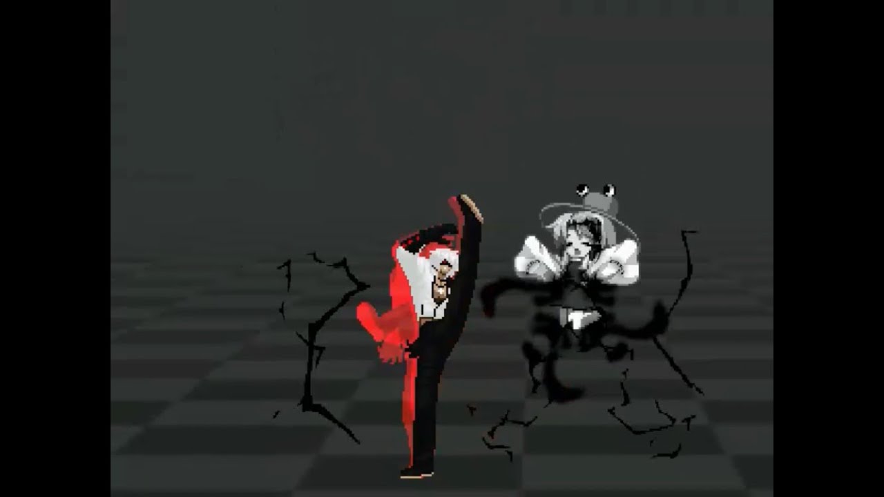 【MUGEN】Code:Crashed Killer vs L諏訪子[Both Sides] - YouTube