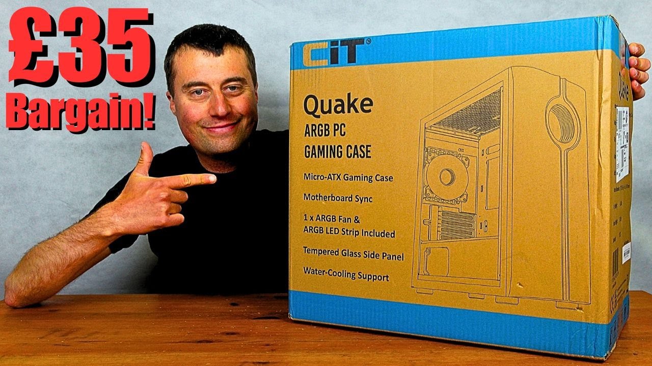 CiT Quake MATX PC Case Unboxing and Overview - YouTube