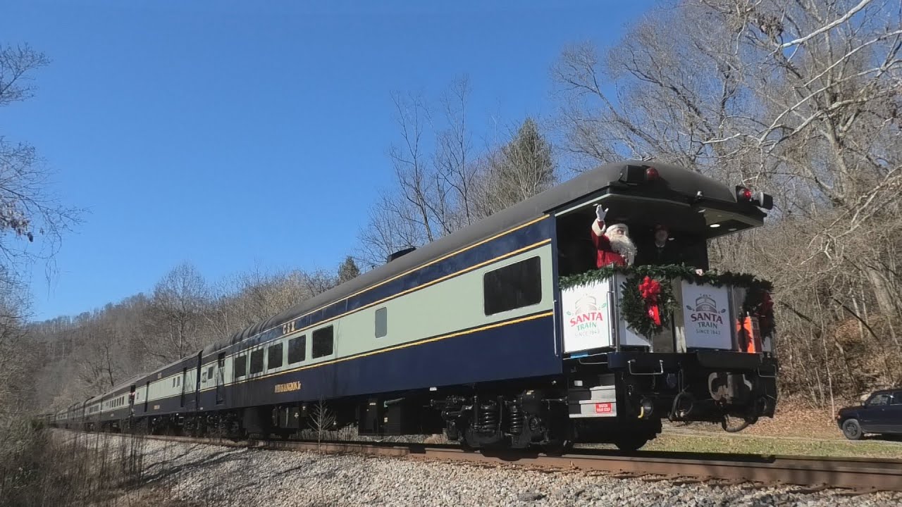 A Clinchfield Tradition Returns | CSX Santa Train 2022 - YouTube