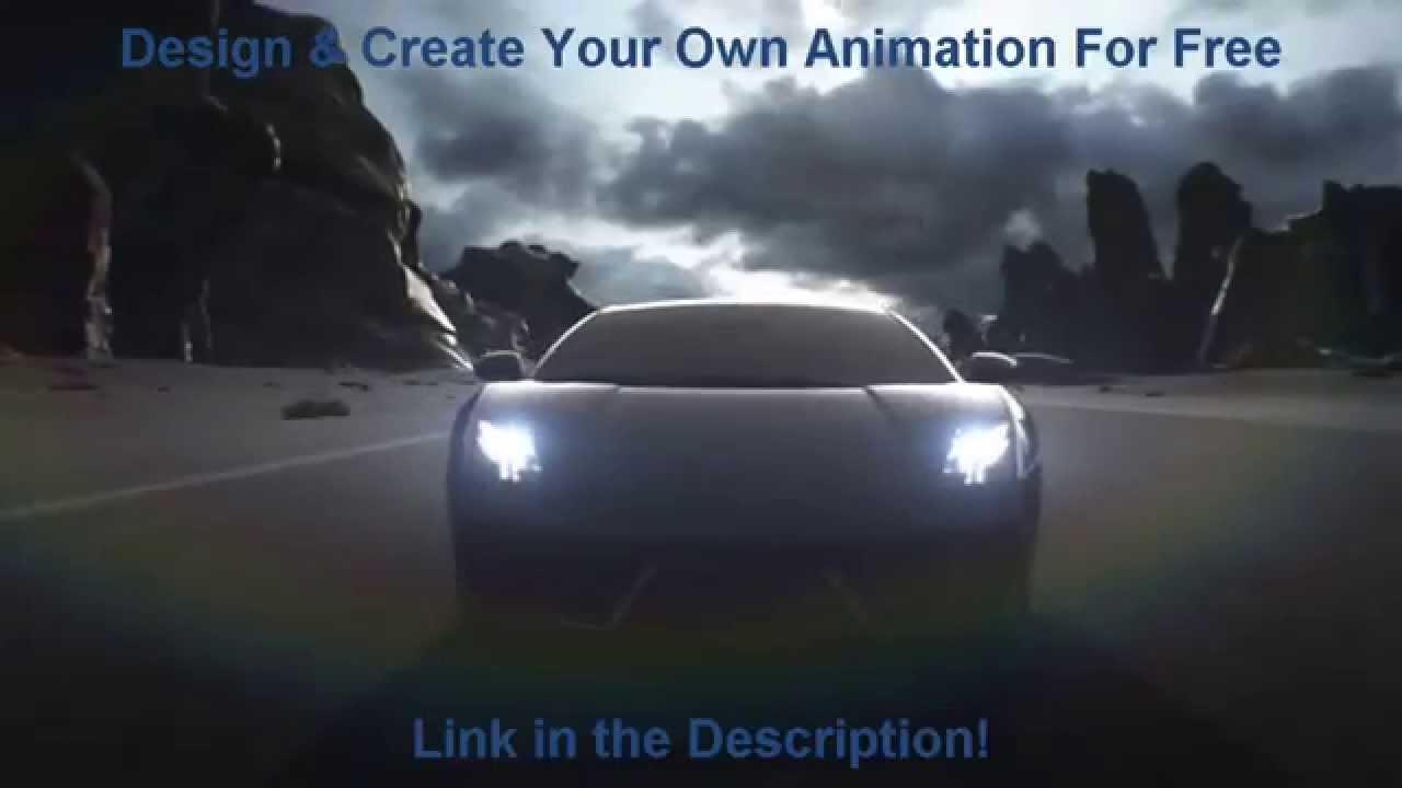 Lamborghini Animation Scene 2014 - YouTube