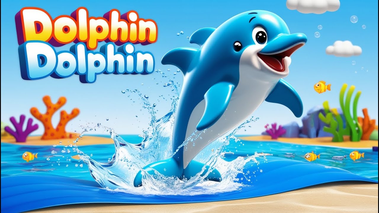 Dolphin Dolphin Kids Song | Fun Ocean Animal Song for Children ...