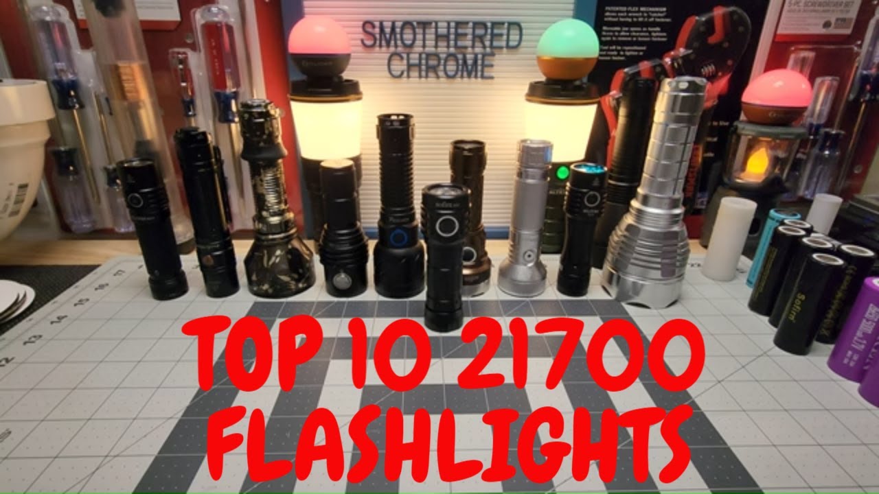 TOP 10 BEST 21700 FLASHLIGHTS 🔦 - YouTube