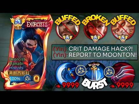 HANABI NEW BEST ABNORMAL LIFESTEAL TRUE DAMAGE BUILD FOR RANKED GAME 😈.| ENEMIES REPORTED ME!!