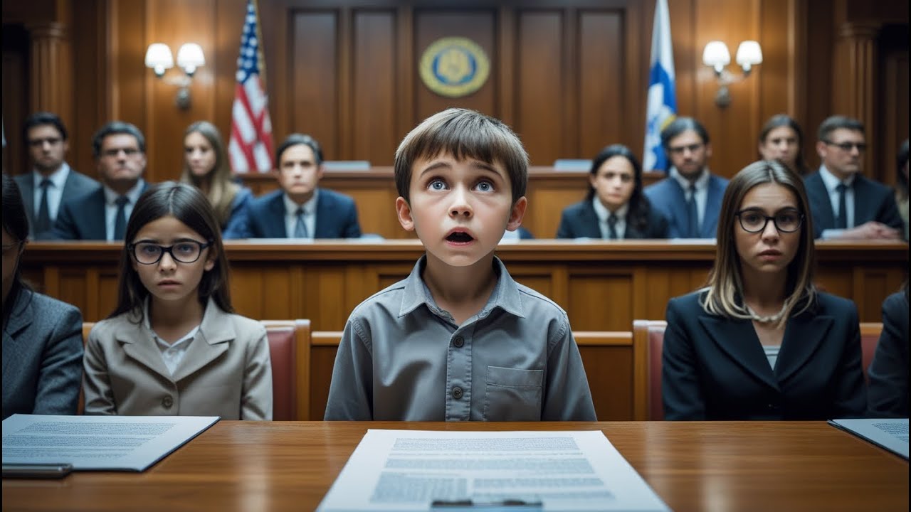 Boy Interrupts Judge With 3 Words, The Courtroom Freezes In Shock - YouTube