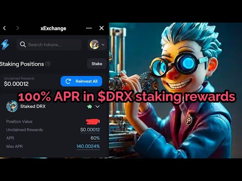 How To Stake DoctorX_Meme DRX Token on Xportal, Get 100% APR in $DRX ...