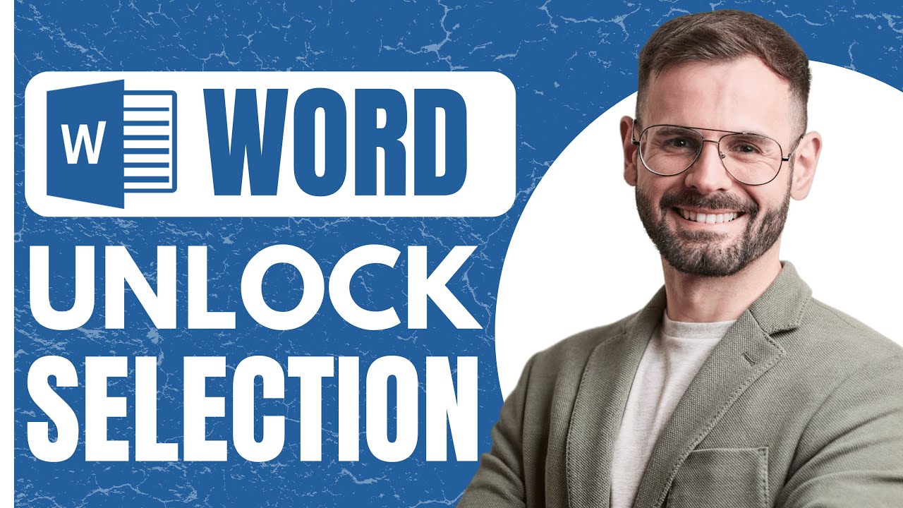 Unlock Selection in Microsoft Word - EASY How To Guide - YouTube