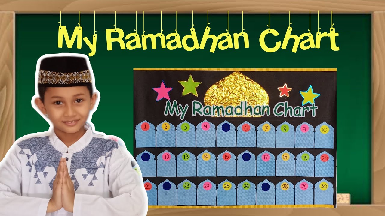 Ramadhan Chart || DIY || Ramadan Kareem || Kreasi Ramadhan - YouTube