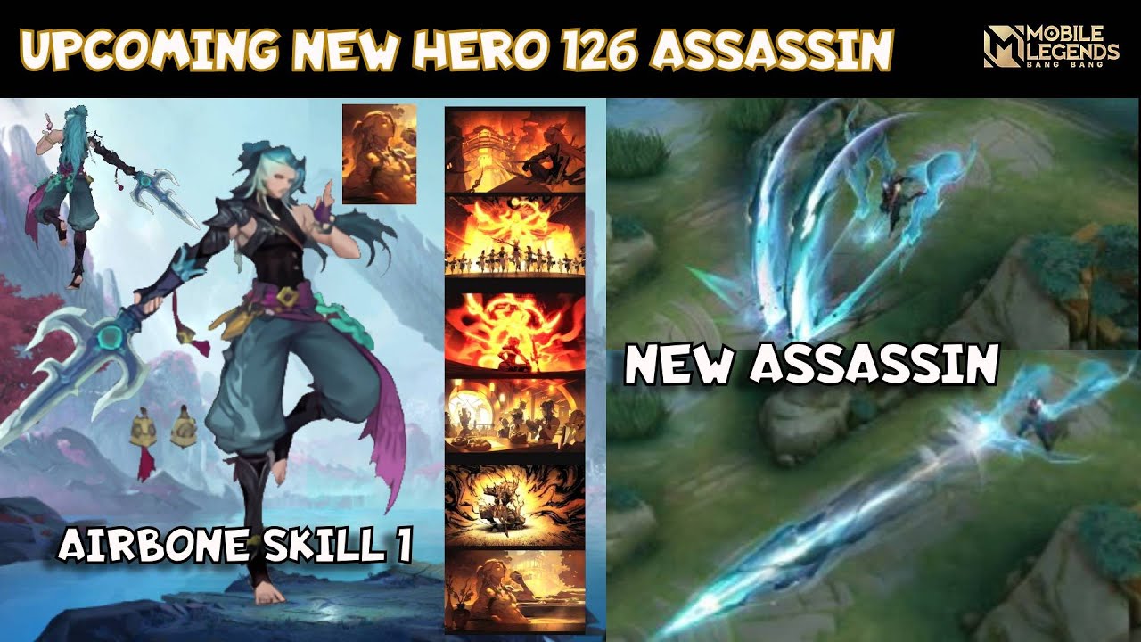 MLBB NEW HERO 126 ASSASSIN MOBILE LEGENDS || NEW HERO MLBB || MOBILE ...