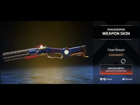 PEACEKEEPER LEGENDARY SKIN - CLEAN BREACH (IN-STORE VIEW) (APEX LEGENDS ...