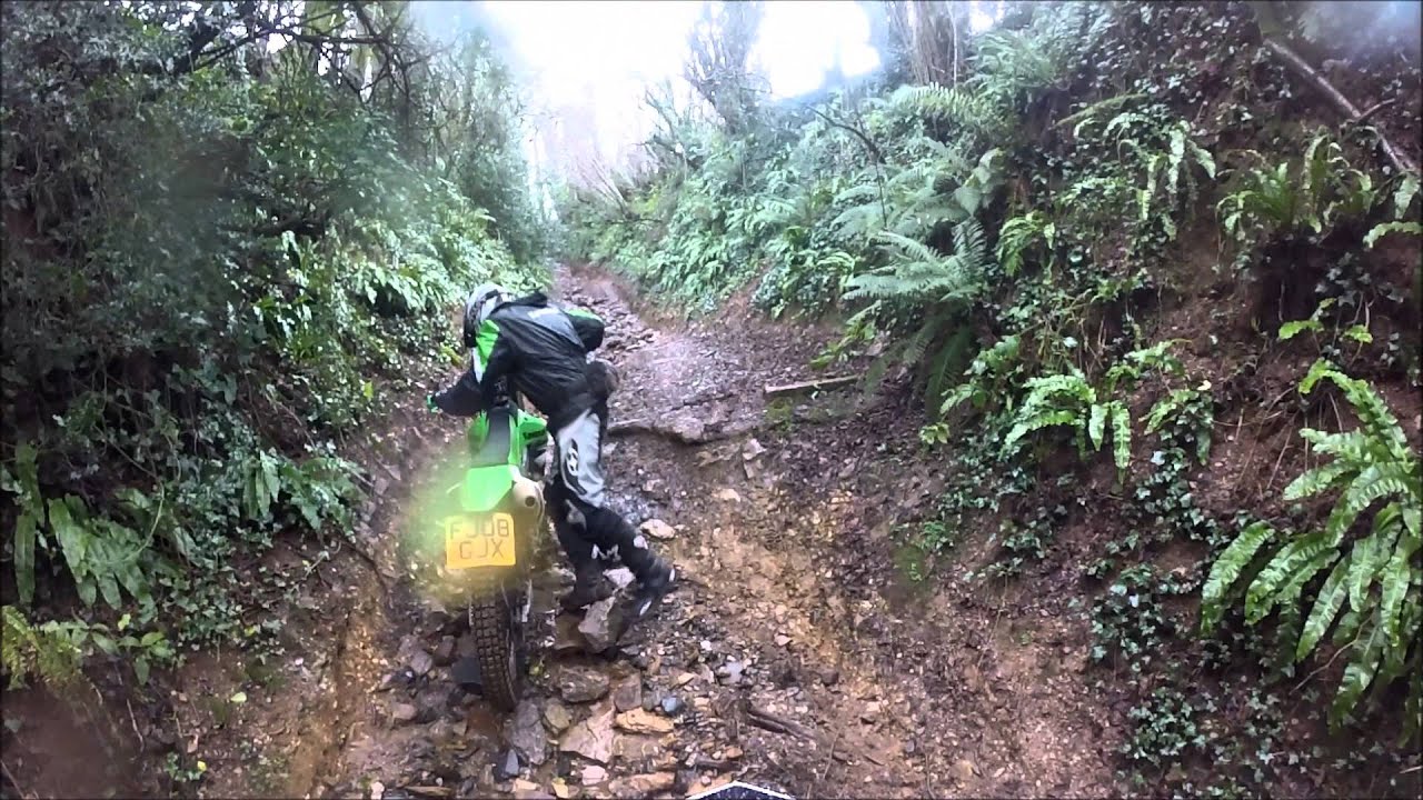 South West Trail Riders - Devils Steps climb 9th Jan 2016 - YouTube