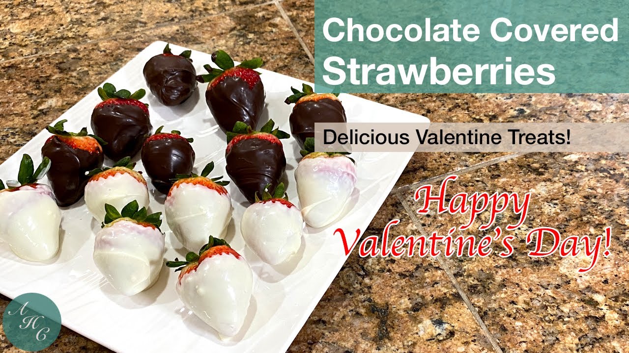 How to Make Chocolate Covered Strawberries Recipe for Valentines Treats ...