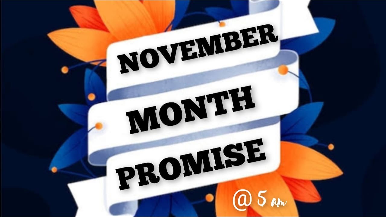 NOVEMBER MONTH PROMISE WORD/1/11/24I Rev.BHAVAN BOAZ|| GRAG CHURCH ...