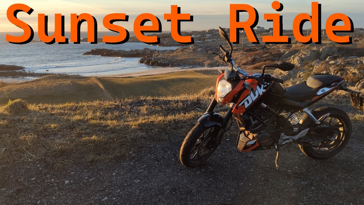 Sunset Ride | KTM Duke 125 - YouTube