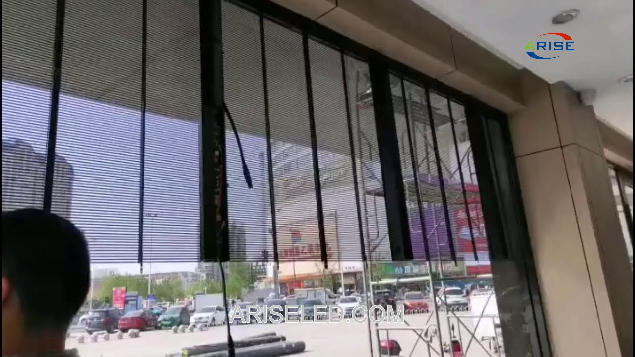 Indoor Transparent LED Display Screen for Glass Window,Factory price p3 ...