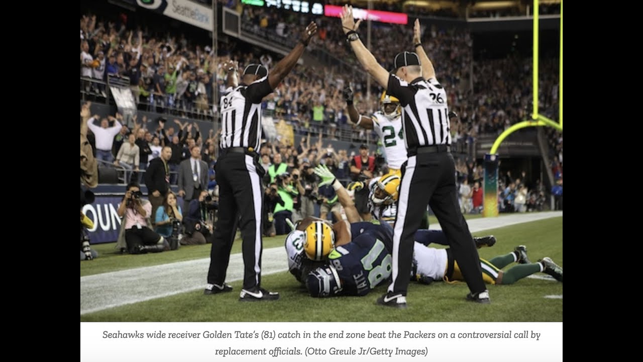 Former NFL referee Lance Easley discusses the Failed Mary on its 10th ...