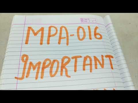 MPA-016 Important question - YouTube