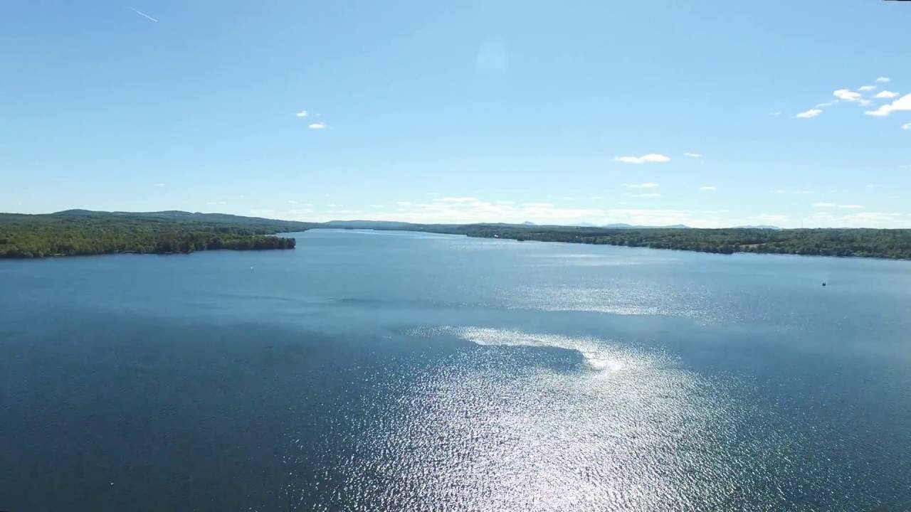 Amazing View Petit Lac Magog Phantom 3 4K - Konexionstudio.com - YouTube
