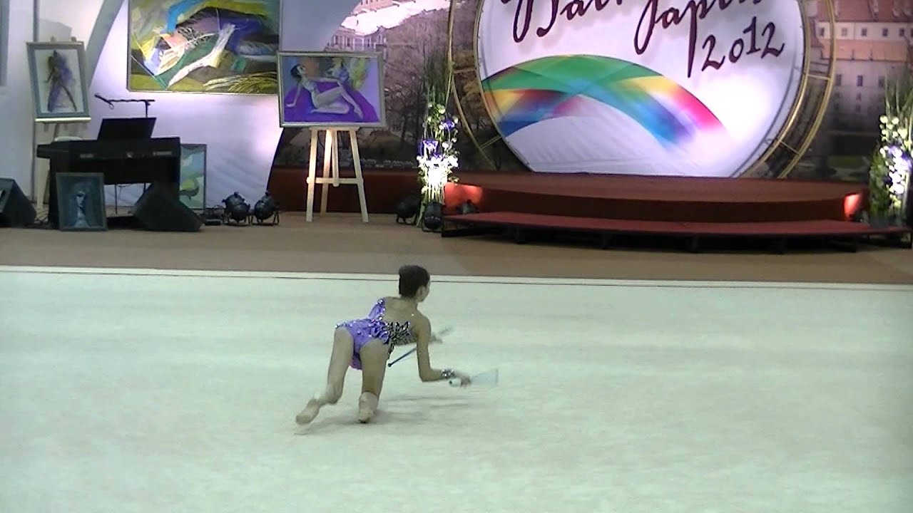 Trubnikova Anna (RUS) clubs all-around "Baltic hoop 2012" - YouTube