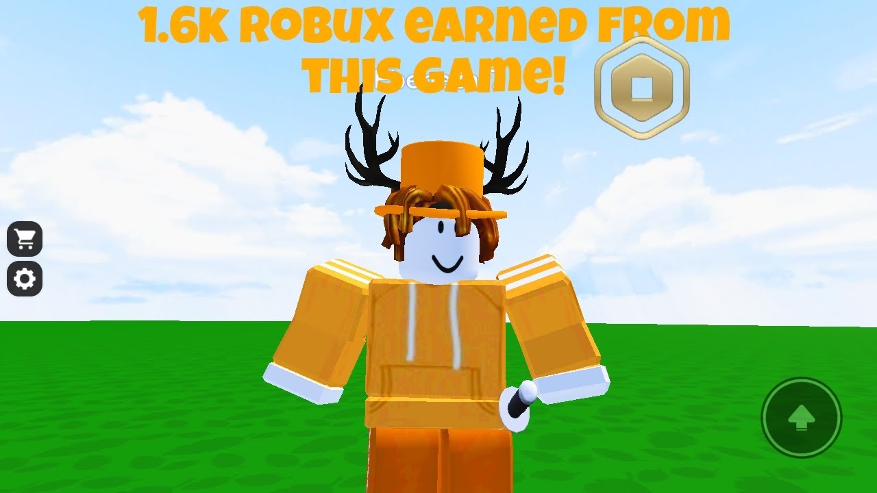 I somehow earned 1.6k robux from this game .. (Roblox) - YouTube