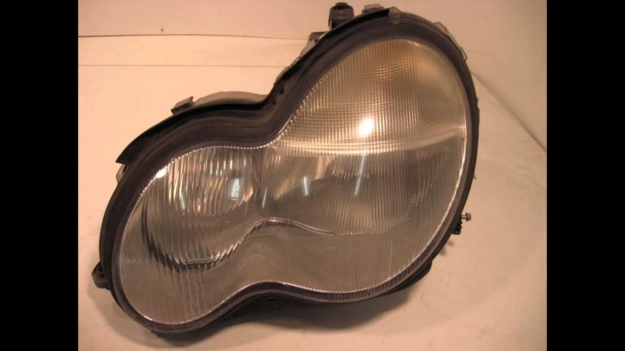 2002 Mercedes C240 Headlight / Head lamp 2038200961 GOOD SHAPE 203TYPE ...
