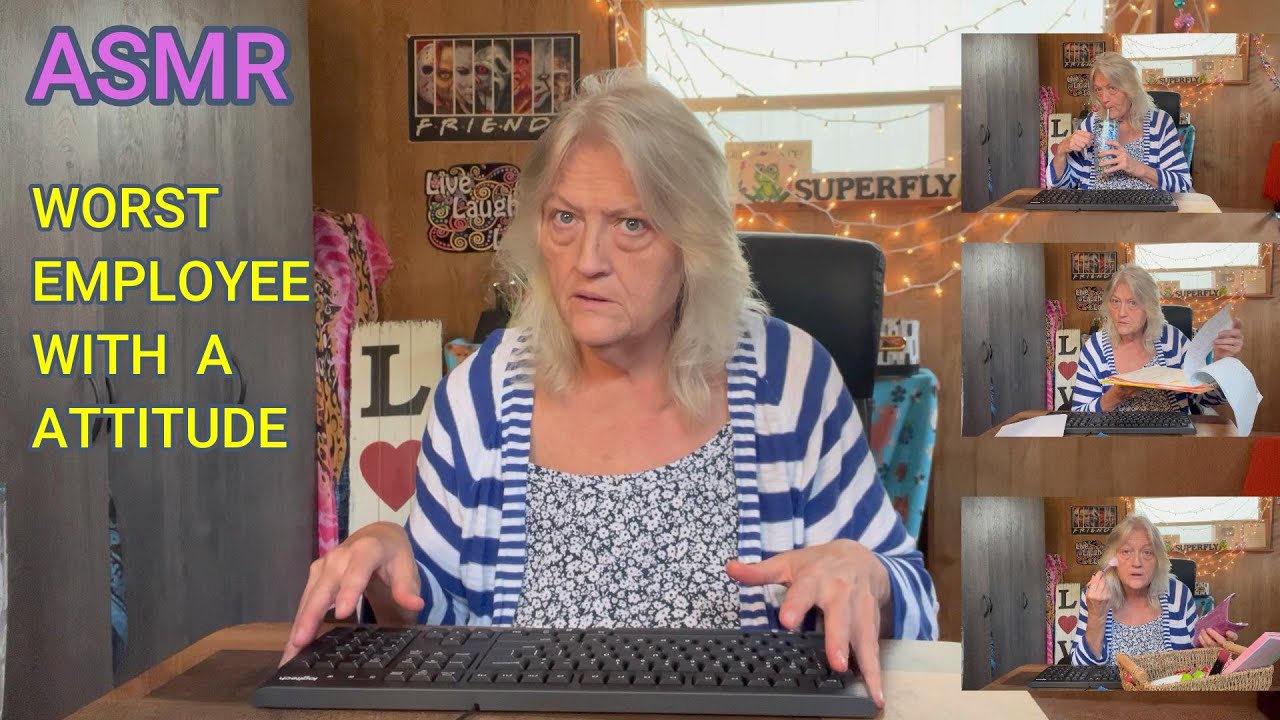 ASMR/RP/Worst Rude Employee who thinks she’s the best employee! - YouTube