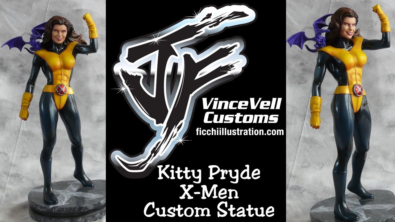 Kitty Pryde Custom X-Men Statue from Sue Storm - YouTube