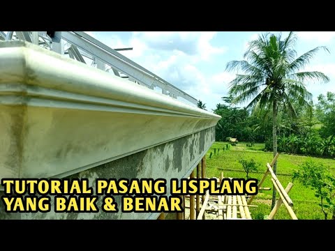 Cara Pasang Lisplang Beton Yang Benar | Tutorial Teknik Sipil - YouTube