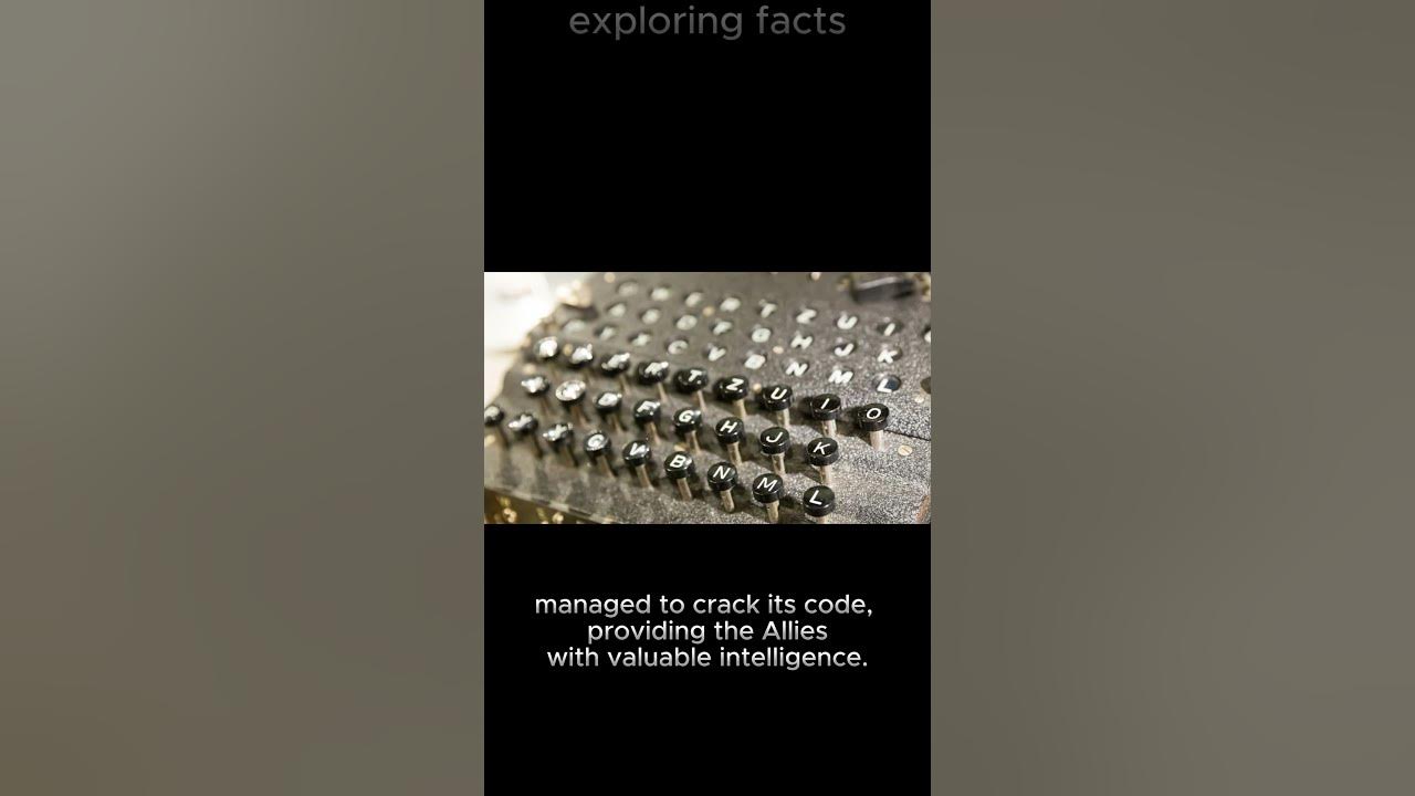 The Enigma Machine: Decoding WWII's Greatest Secret - YouTube