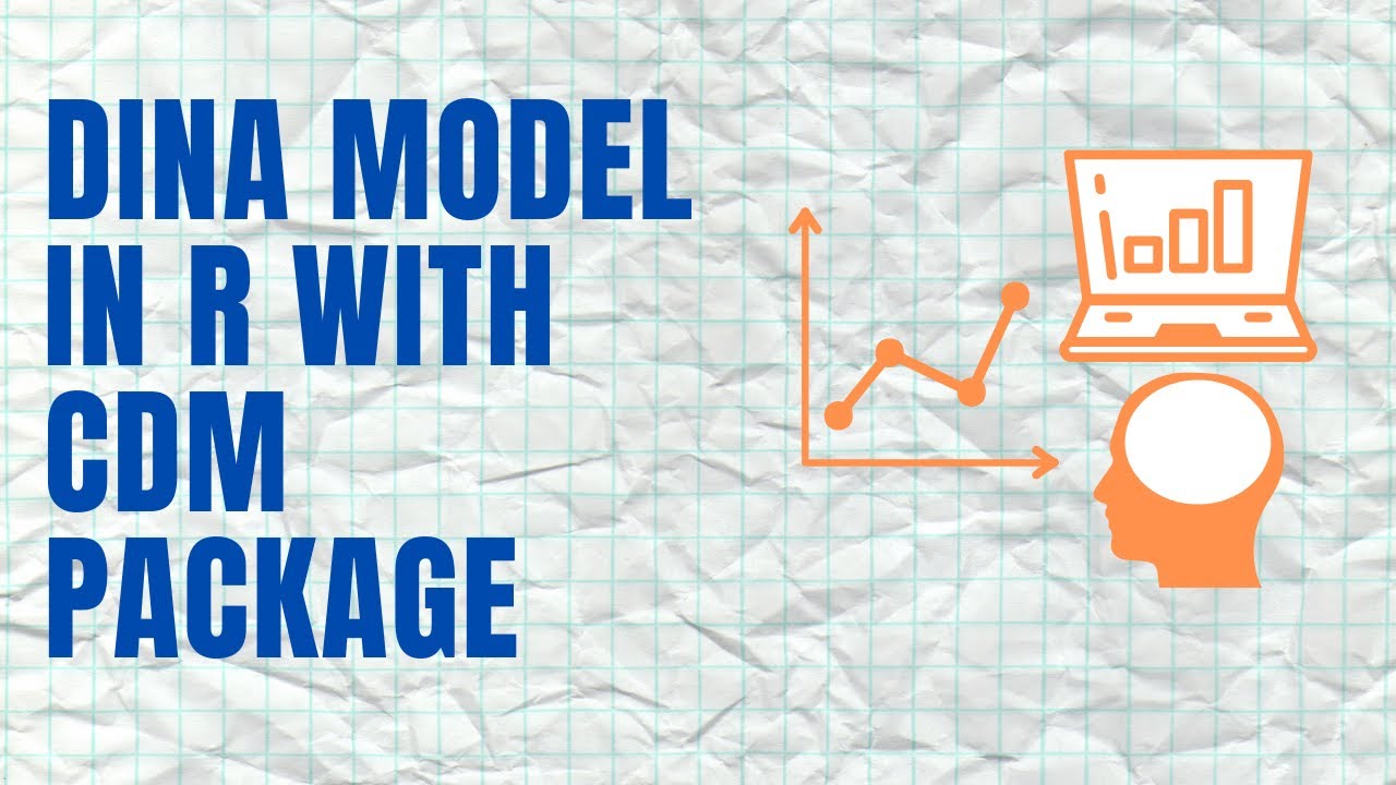 DINA (CDM) model in R with CDM package - YouTube