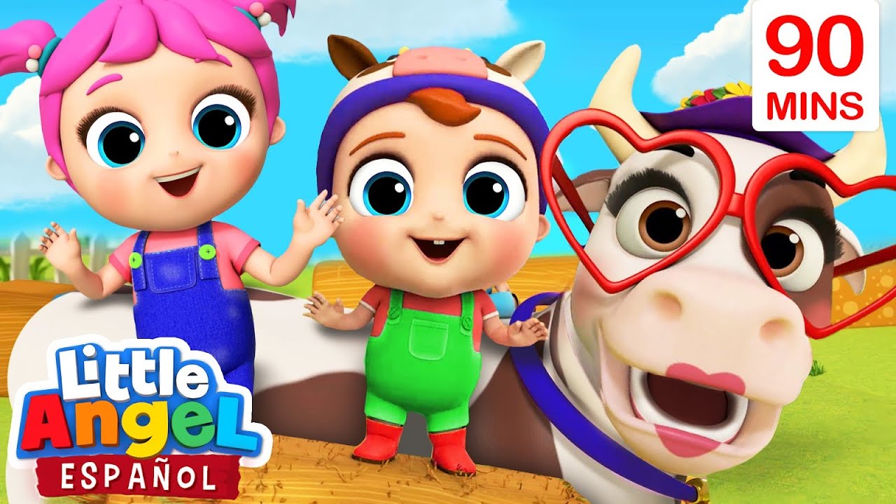 La Vaca Lola 🐄 | Canciones Infantiles de Bebé Juan | Little Angel ...