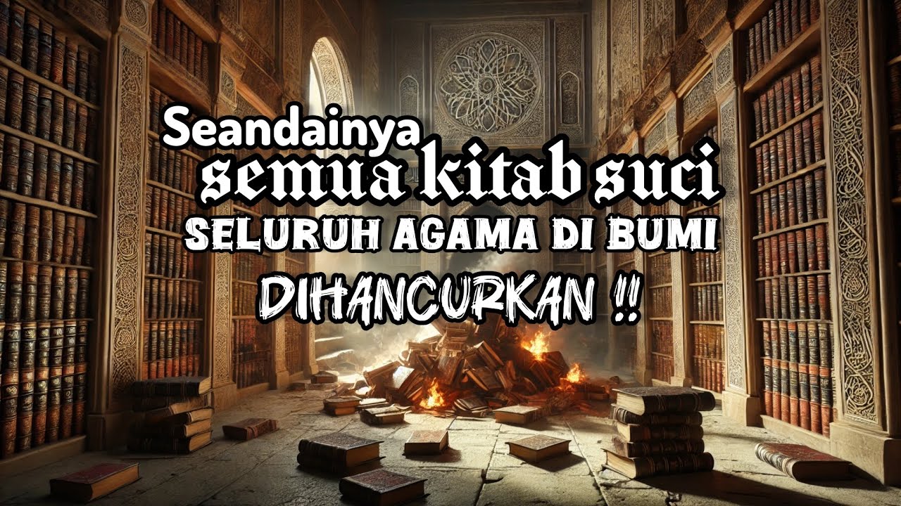 tahukah anda kitab suci apa yang bisa bertahan jika semua kitab di muka ...