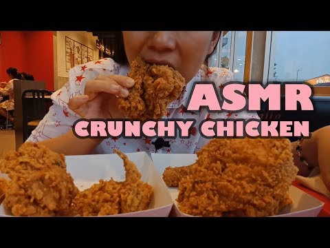 ASMR KFC Thailand (Crunchy FRIED Chicken  Wing EATING SOUNDS) NO TALKING