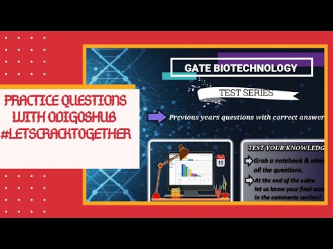 GATE Biotechnology 2014 | GATE 2021 | GATE Biotech | GATE lifescience ...