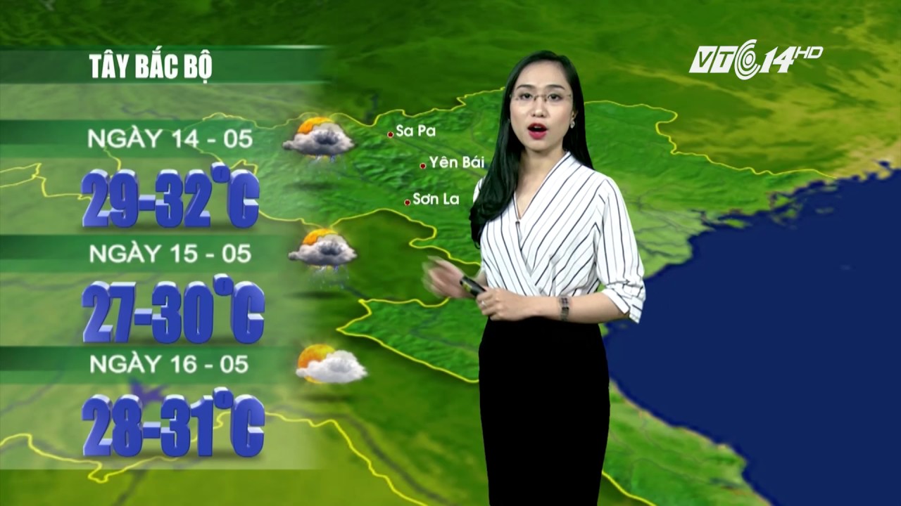 (VTC14)_ Thời tiết 12h ngày 13.05.2017 - YouTube